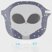 Gray Alien Face Shield | Zazzle