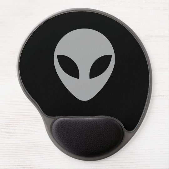 Gray Alien Head Gel Mouse Pad | Zazzle.com