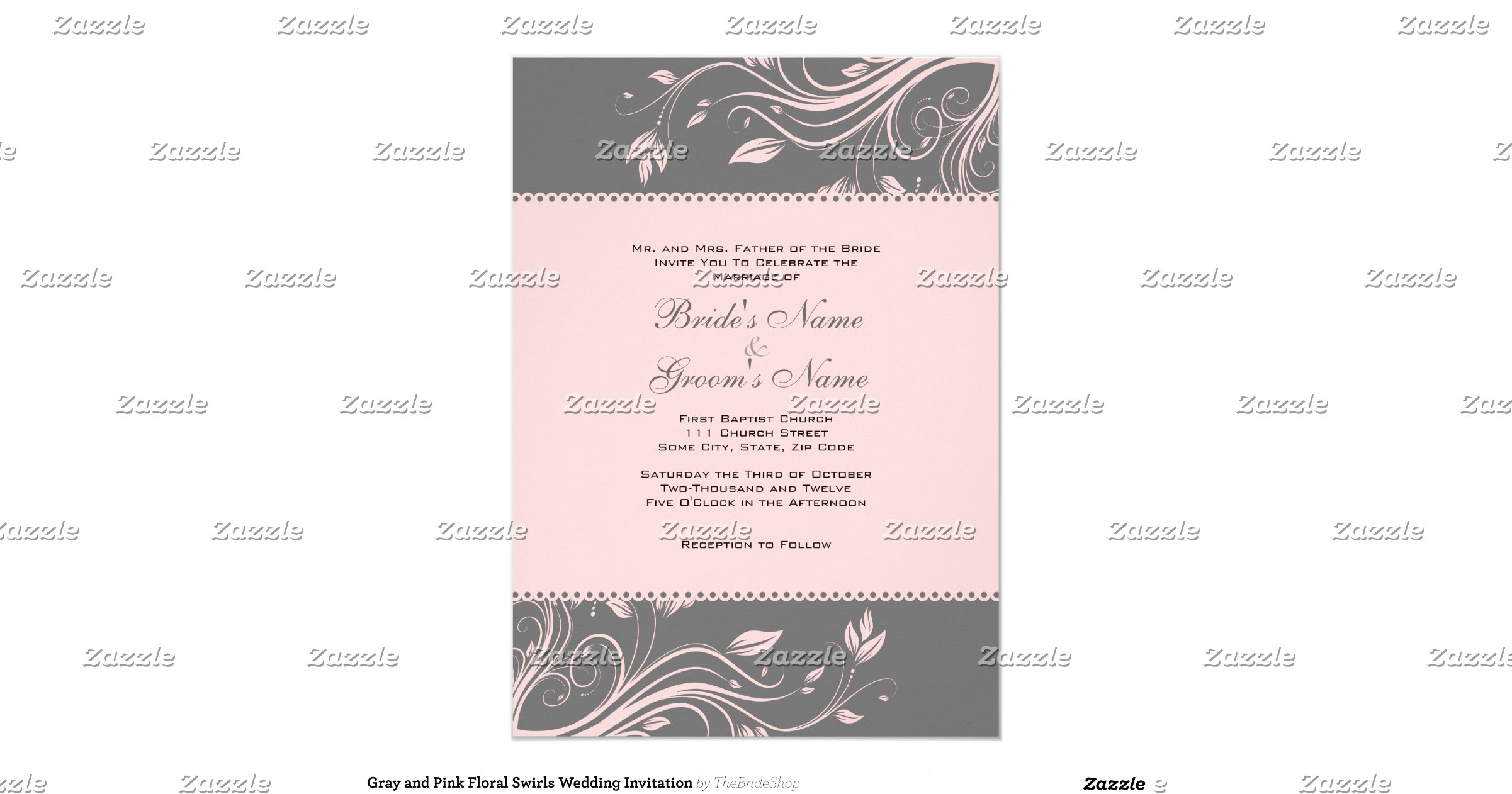 gray_and_pink_floral_swirls_wedding_invitation ...