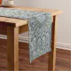 Gray and Silver Mandala Pattern Design Long Table Runner | Zazzle