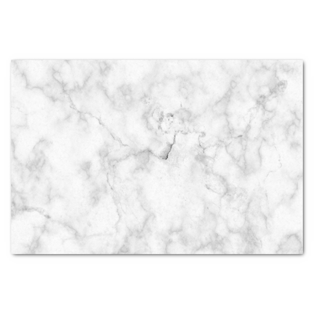 Gray And White Marble Pattern Tissue Paper | Zazzle