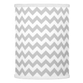 Gray and White Zigzag Chevron Pattern Lamp Shade | Zazzle