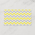 Gray and Yellow Colorful Chevron Stripes Business Card | Zazzle