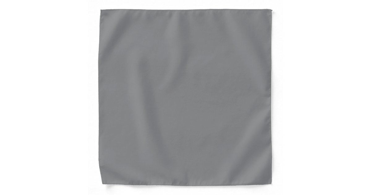 Gray Bandana | Zazzle