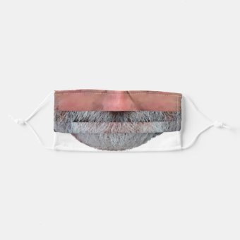 Gray Beard - Face Mask | Zazzle