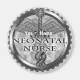 Gray caduceus Neonatal Nurse Magnet | Zazzle