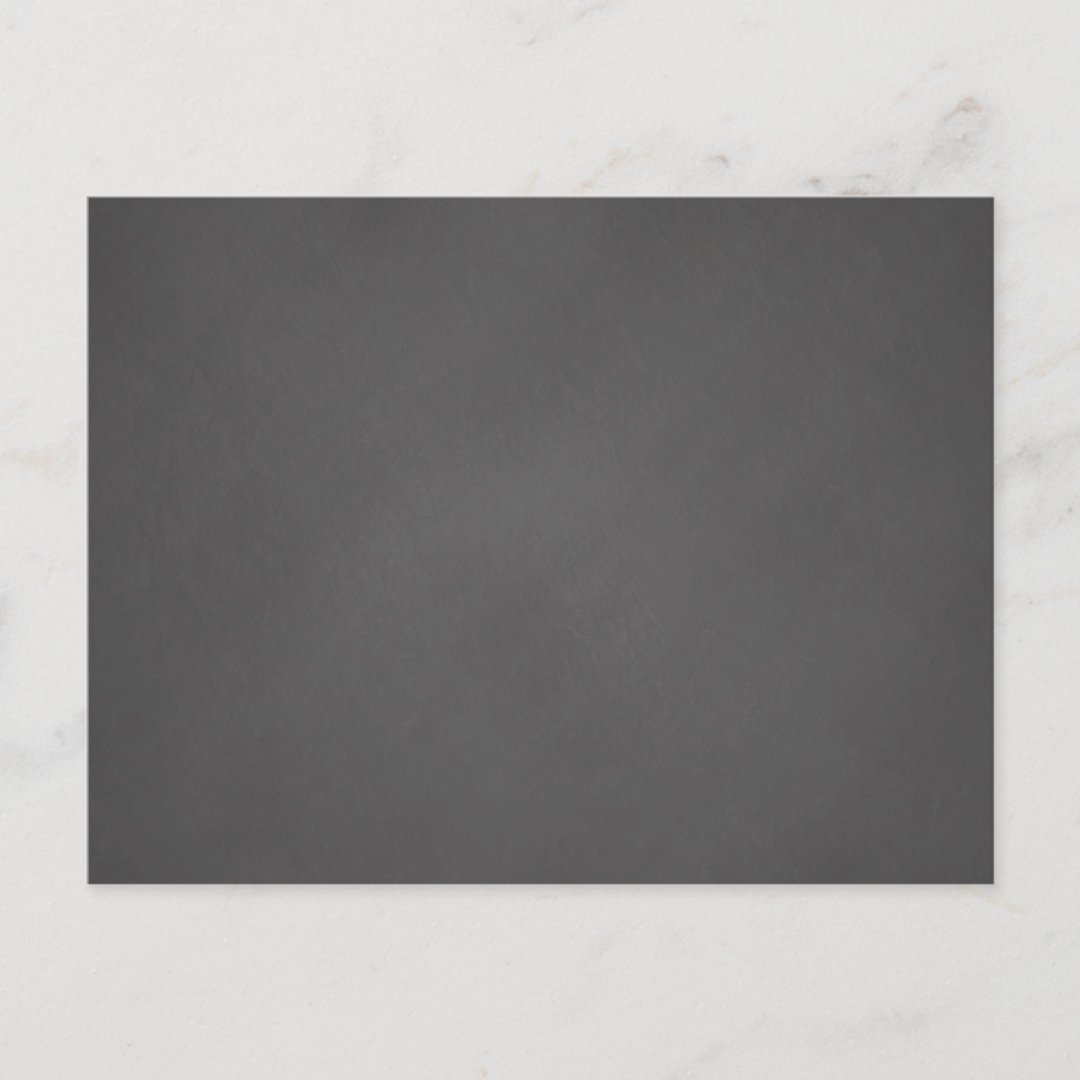 Gray Chalkboard Background Black Chalk Board Postcard | Zazzle