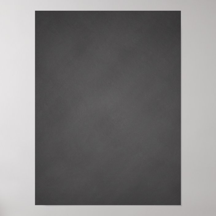 Gray Chalkboard Background Black Chalk Board Poster | Zazzle.com