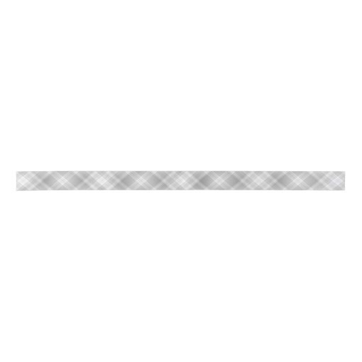 Gray Christmas plaid Holiday ribbon | Zazzle