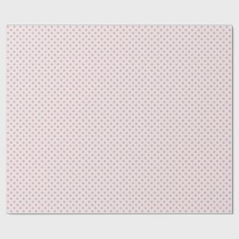 Gray Dots on Pink Wrapping Paper | Zazzle
