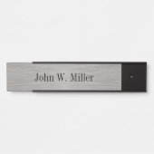 Gray Hanging Name Plate | Zazzle