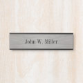 Gray Hanging Name Plate | Zazzle