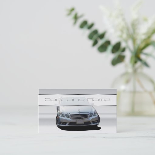 Gray Mercedes Benz Business Cards | Zazzle