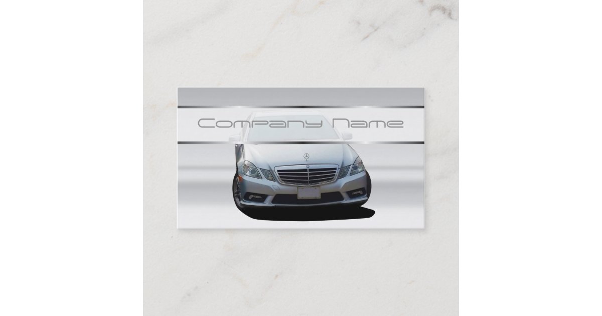 Gray Mercedes Benz Business Cards | Zazzle