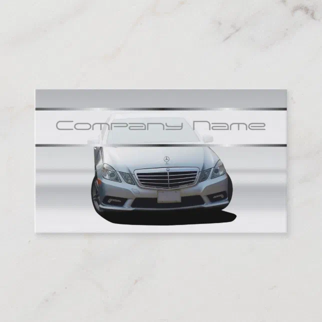 Gray Mercedes Benz Business Cards | Zazzle