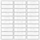 Gray modern individual wedding address labels | Zazzle