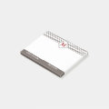 Gray Monogram Personalized Post-it Notes | Zazzle