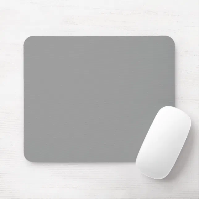 Gray Mouse Pad | Zazzle