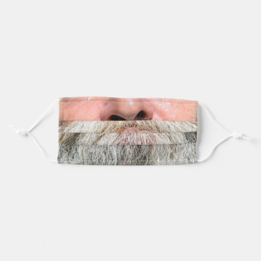 GRAY OLD BEARDED MAN DAD MASK | Zazzle