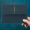 Gray Royal Medieval Gold Sword Wedding Envelope | Zazzle