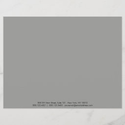 Gray Simple Border Price List 6 Flyer | Zazzle