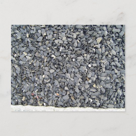 Gray Slate Chips Texture Postcard | Zazzle.com