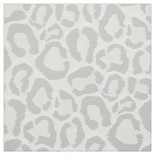 Snow Leopard Fabric | Zazzle
