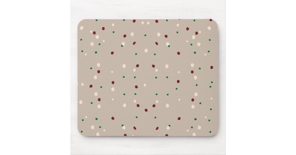 Gray Spots Pattern Mouse Pad | Zazzle