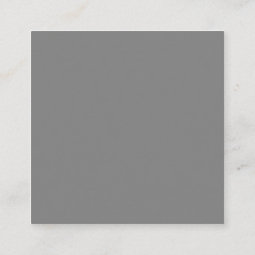 Gray Square Business Card | Zazzle