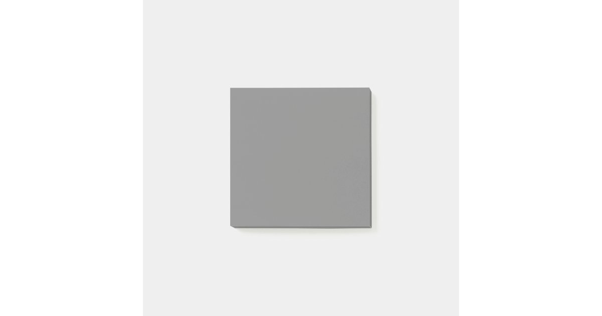 Gray Square Post-it Notes | Zazzle