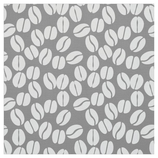 coffee beans pattern fabric | Zazzle