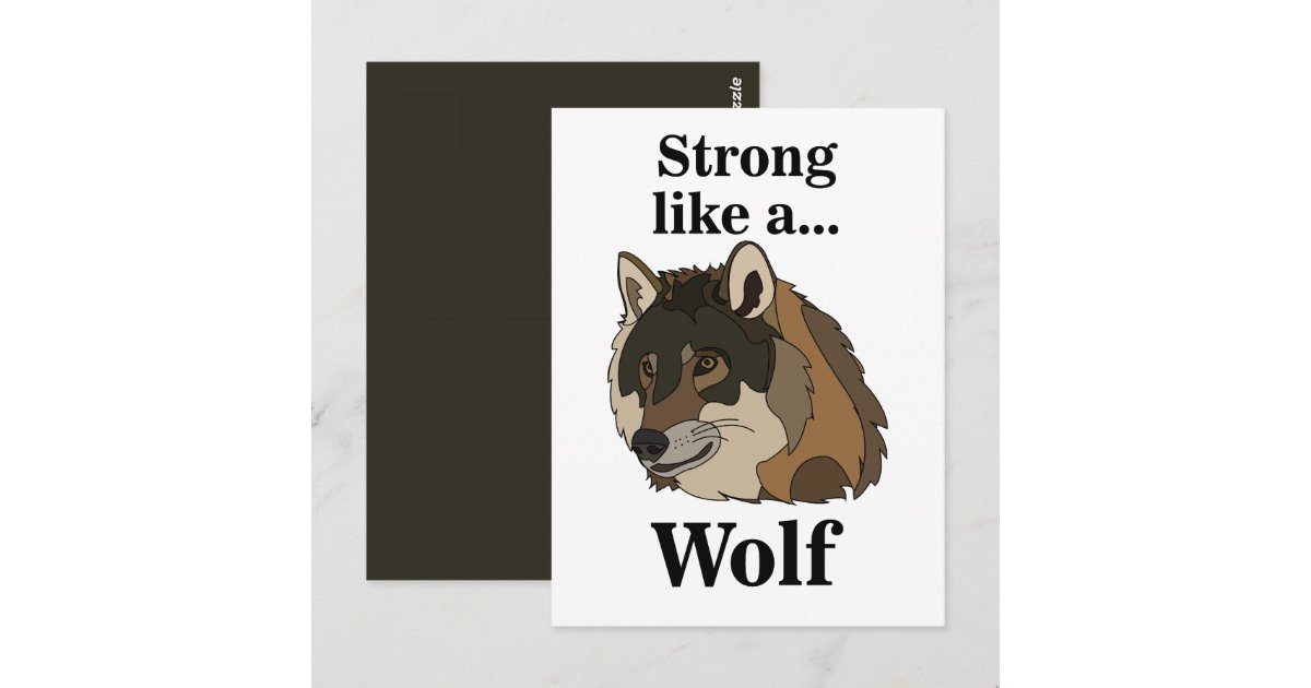 Gray Wolf Postcard | Zazzle