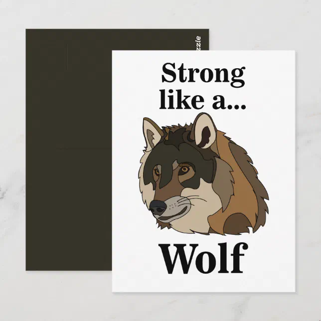 Gray Wolf Postcard | Zazzle