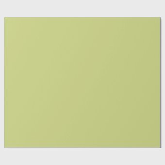 Grayish apple green (solid color) Wrapping Paper | Zazzle