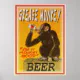 grease monkey beer poster | Zazzle