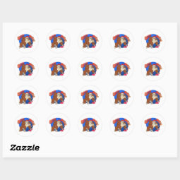 Grease Monkey Classic Round Sticker | Zazzle