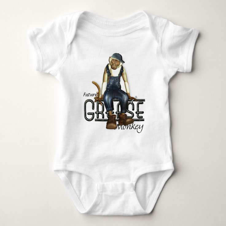 Grease Monkey Mechanics Babies Tees | Zazzle