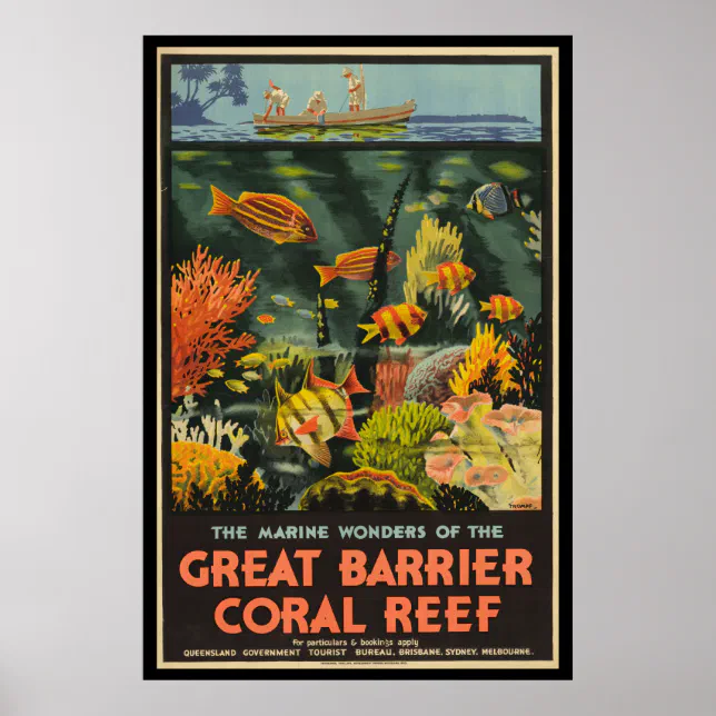 Great Barrier Reef Poster Australia | Zazzle