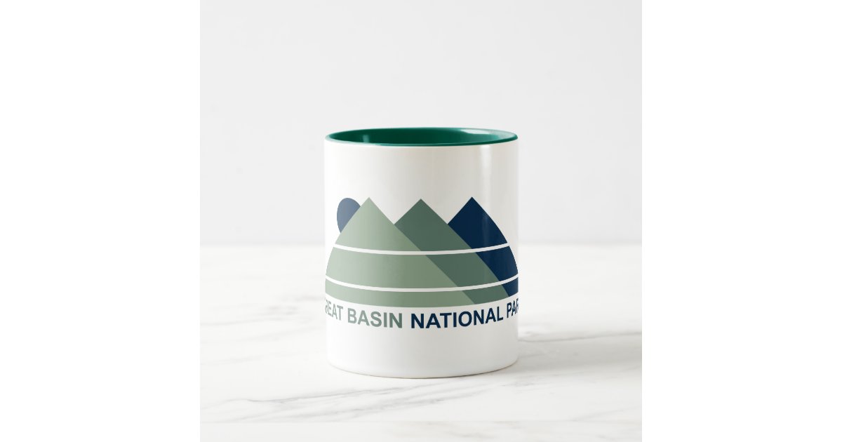 Great Basin National Park Mountain Sun Two-Tone Coffee Mug | Zazzle