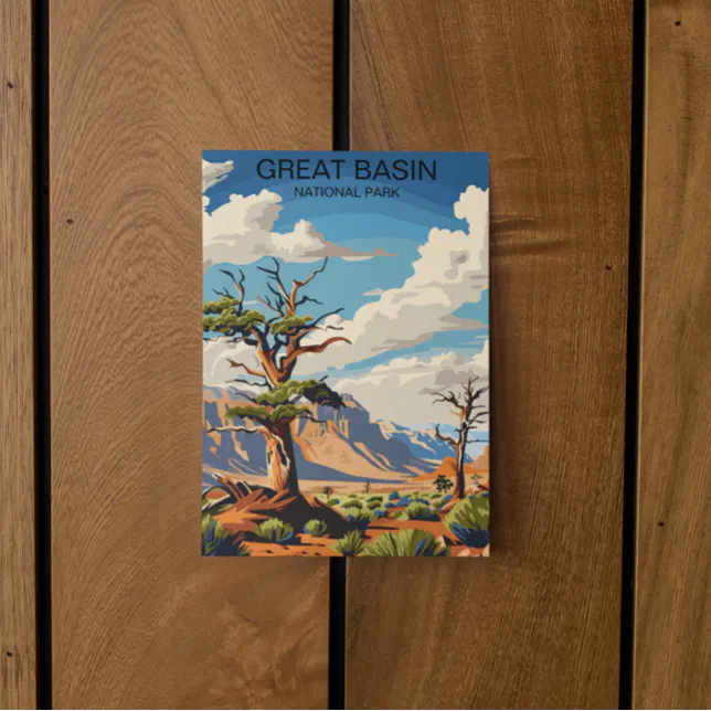 Great Basin National Park Nevada Vintage Postcard | Zazzle