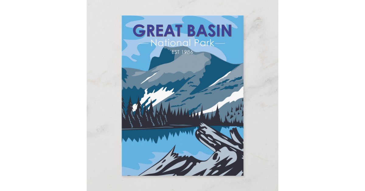 Great Basin National Park Nevada Vintage Postcard | Zazzle