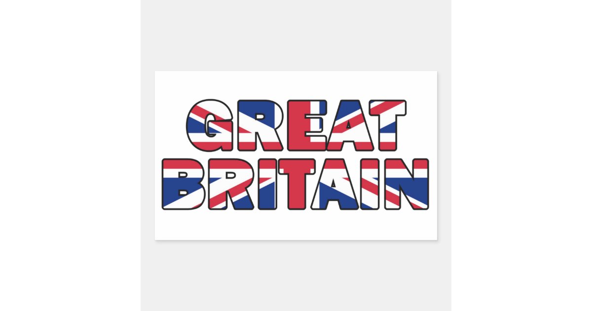 Great Britain Sticker | Zazzle