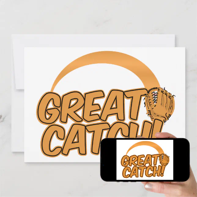 GREAT CATCH! custom invitation | Zazzle