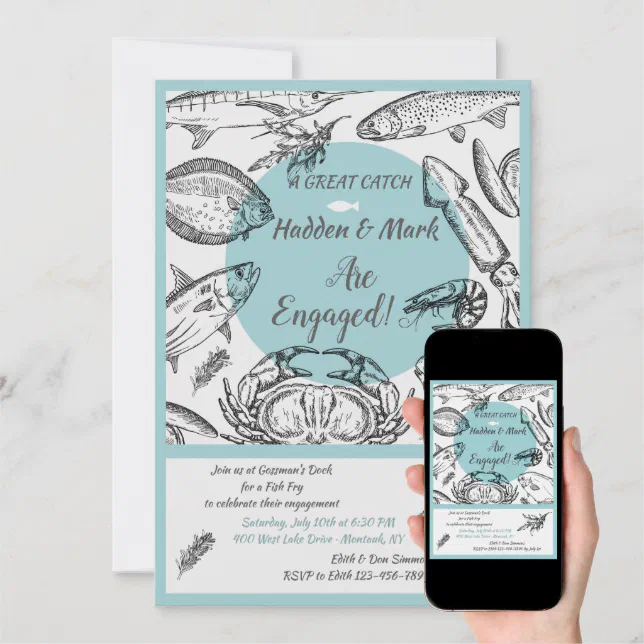 Great Catch Invitation | Zazzle