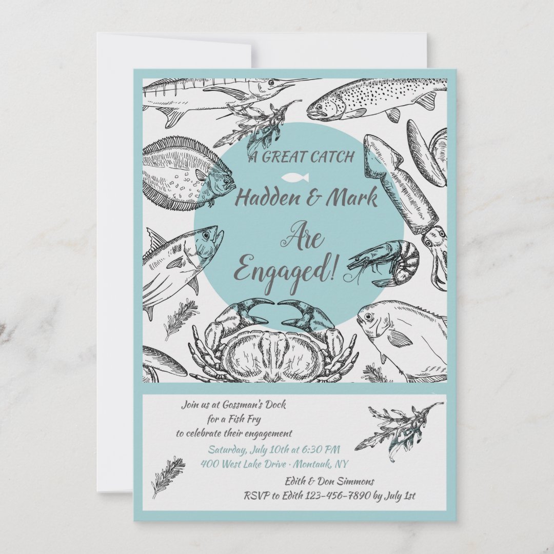 Great Catch Invitation | Zazzle