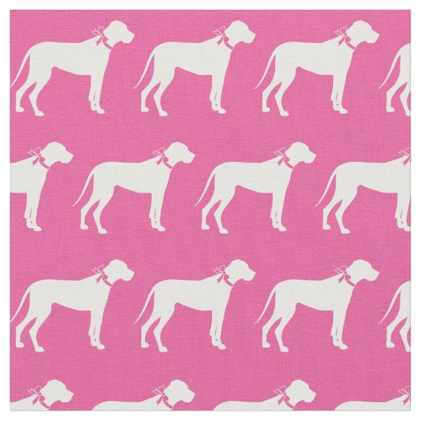 Great Dane Gentle Giant Fabric | Zazzle