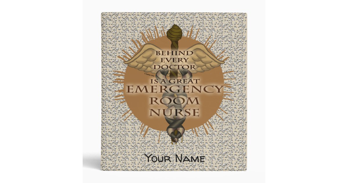 Great ER Nurse Binder | Zazzle