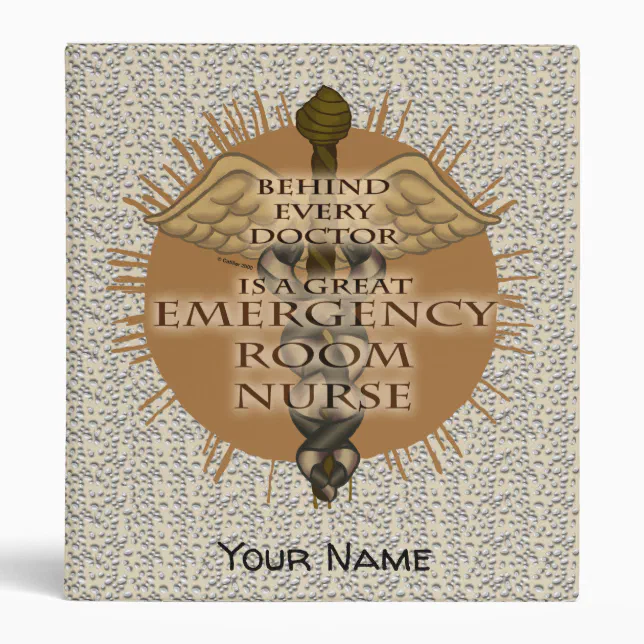 Great ER Nurse Binder | Zazzle