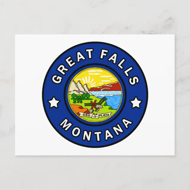 Great Falls Montana Postcard | Zazzle