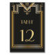 Great Gatsby inspired Table Number card | Zazzle
